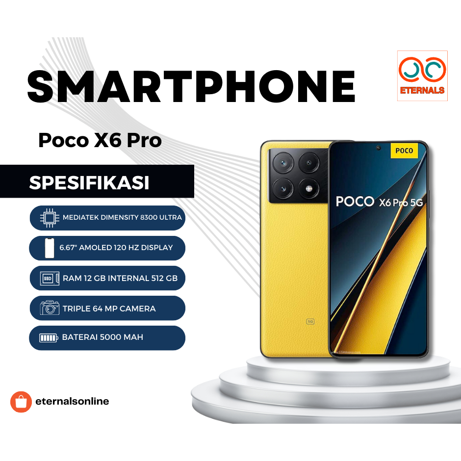 Jual Poco X6 Pro 12/512 GB Garansi Resmi | Shopee Indonesia