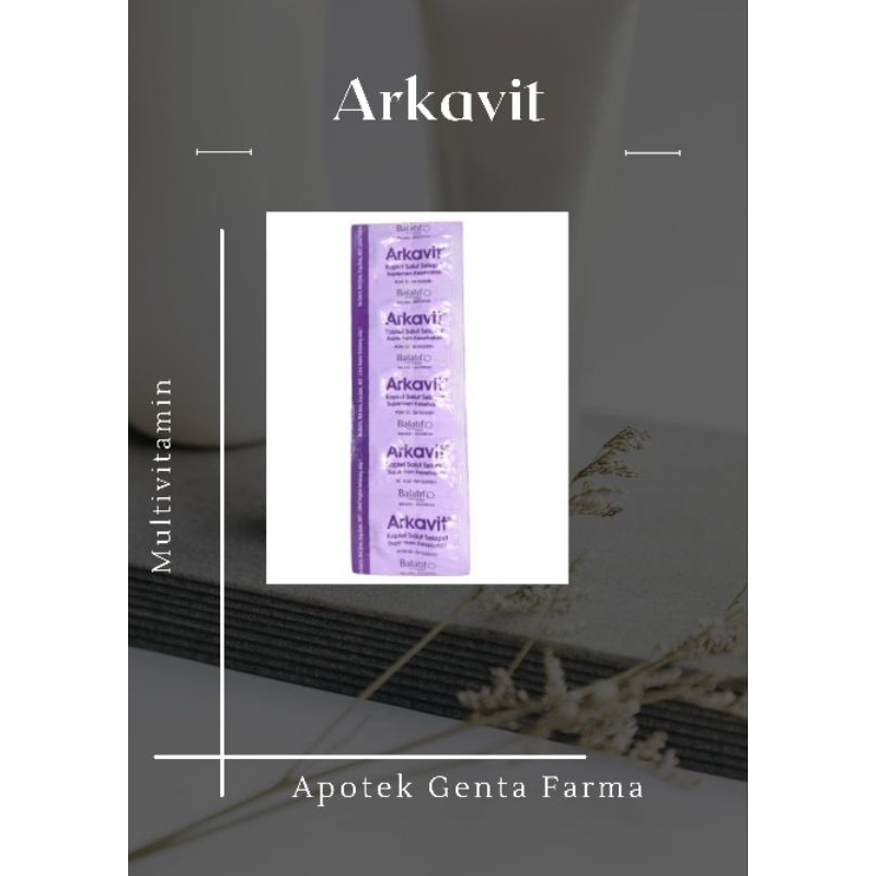 Jual ARKAVIT TABLET MULTIVITAMIN | Shopee Indonesia