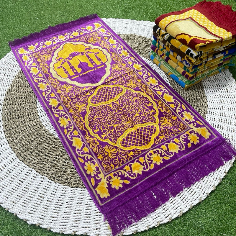 Jual Sajadah Turki Midi Ukuran Medium 55x110cm Bahan Tebal Dan Halus ...