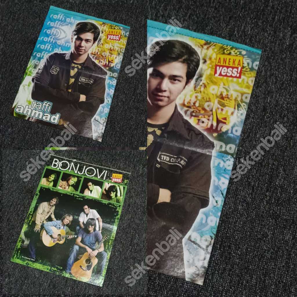 Jual Poster & Stiker Hadiah Majalah Gaul Aneka Yess tahun 2000an ...