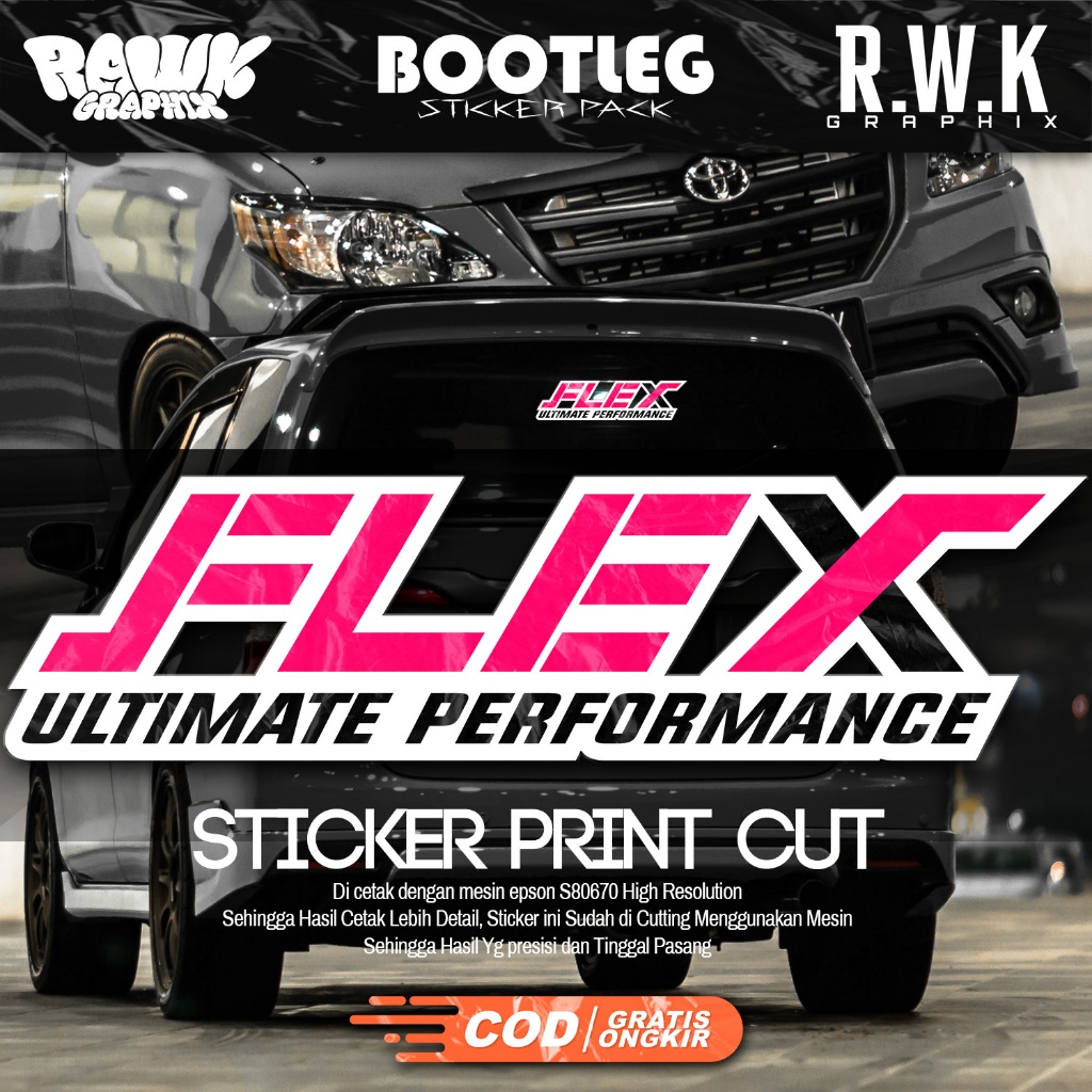 Jual Stiker FLEX Ultimate Performance | Print Cutting Sticker | Shopee ...