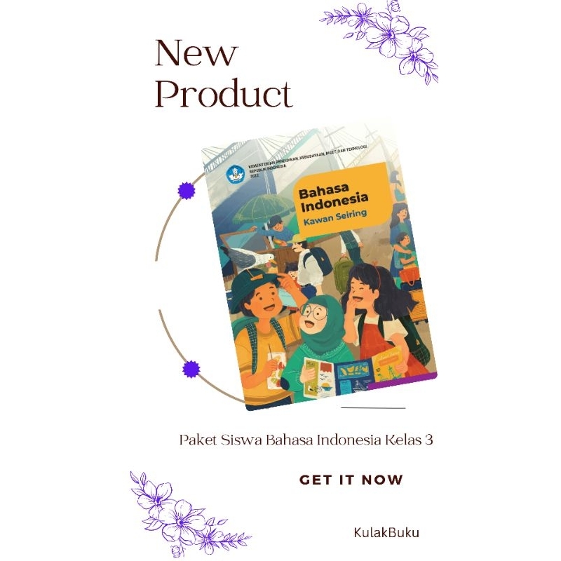 Jual BUKU SISWA BAHASA INDONESIA KURIKULUM MERDEKA KELAS 3 SD/MI (KURIKULUM PENGGERAK) REVISI ...