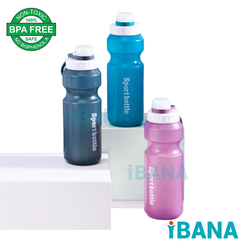 Jual IBANA HU86 BOTOL MINUM SPORT 750ML / BOTOL MINUM DEWASA / BOTOL ...