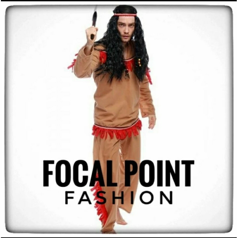 Jual kostum indian native American pria dewasa internasional united ...