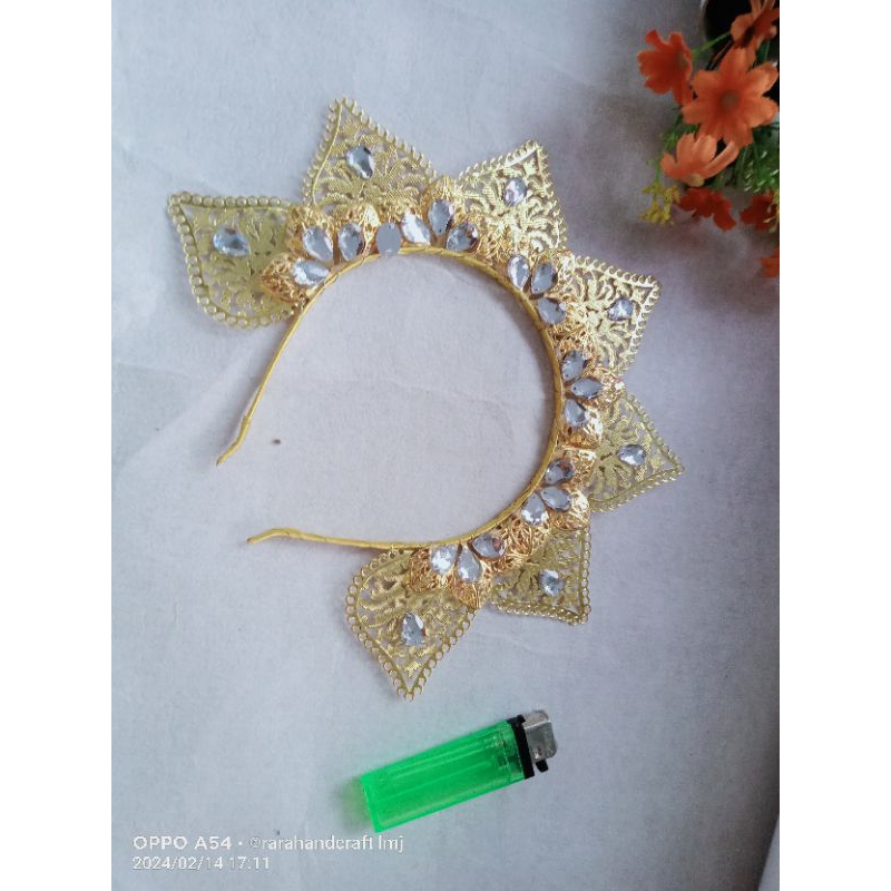 Jual (style 39) bando adat /bando tari/bando kreasi/mahkota | Shopee ...