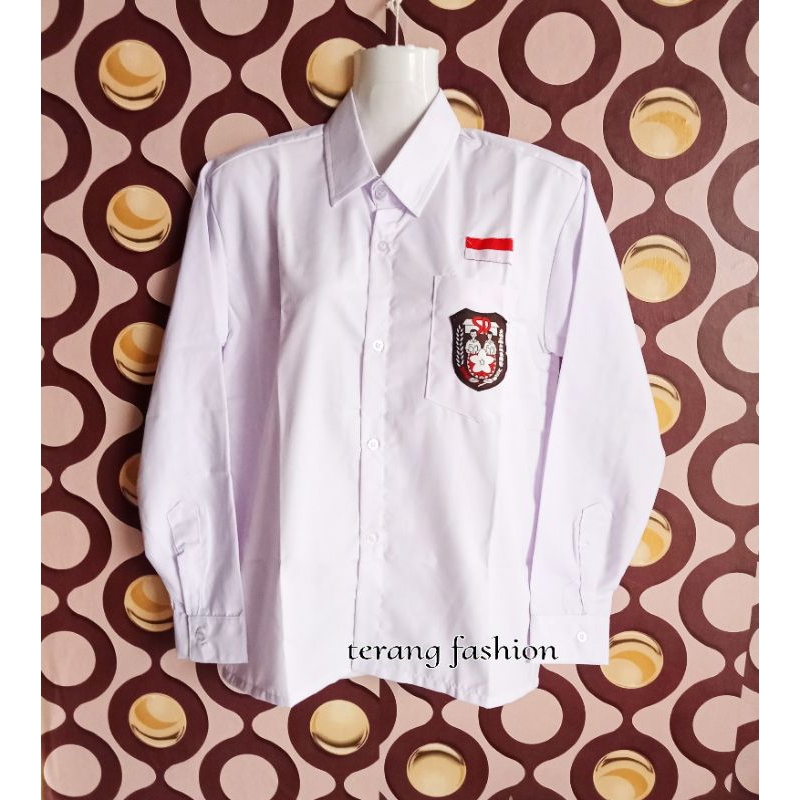 Jual Baju Panjang Putih Bed SD Lengkap Ukuran Kelas 1 -6 | Shopee Indonesia
