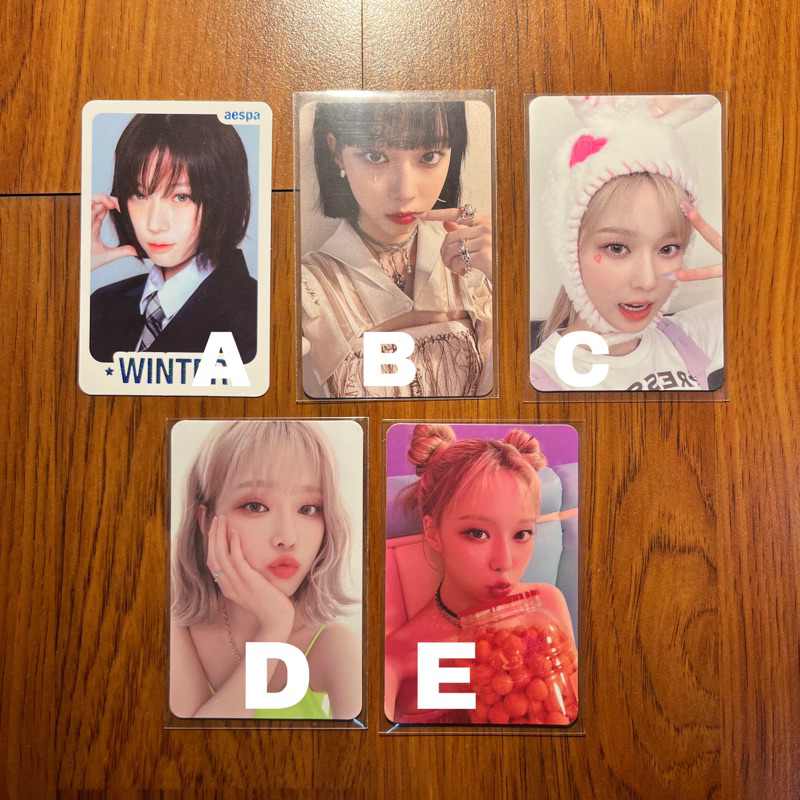 Jual wts want to sell photocard winter aespa tc album trading card ...
