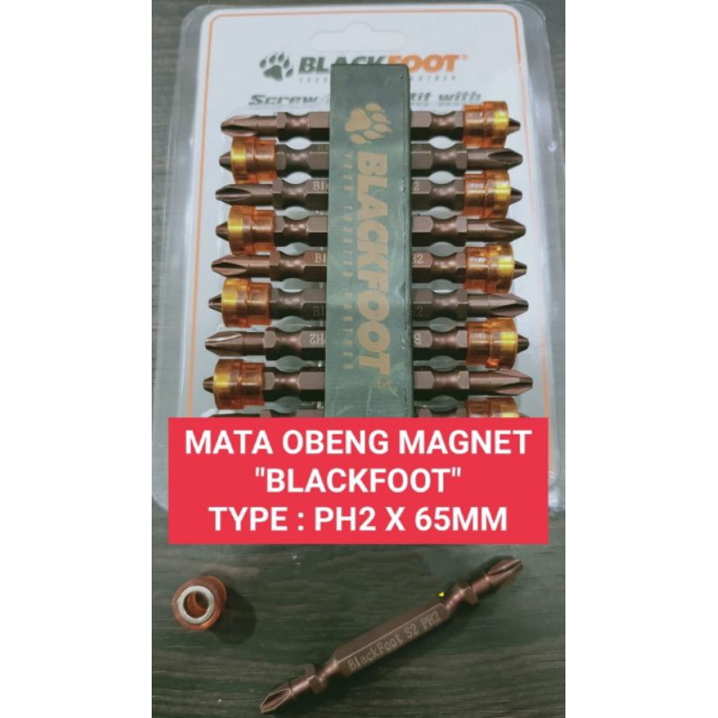 Jual MATA OBENG MAGNET BLACKFOOT PH2X65MM / Mata Obeng | Shopee Indonesia
