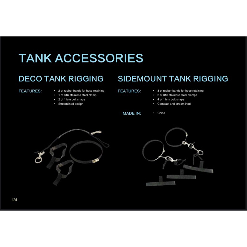 Jual Akuana Sidemount Rigging Kit Scuba Diving Alat Diving | Shopee ...