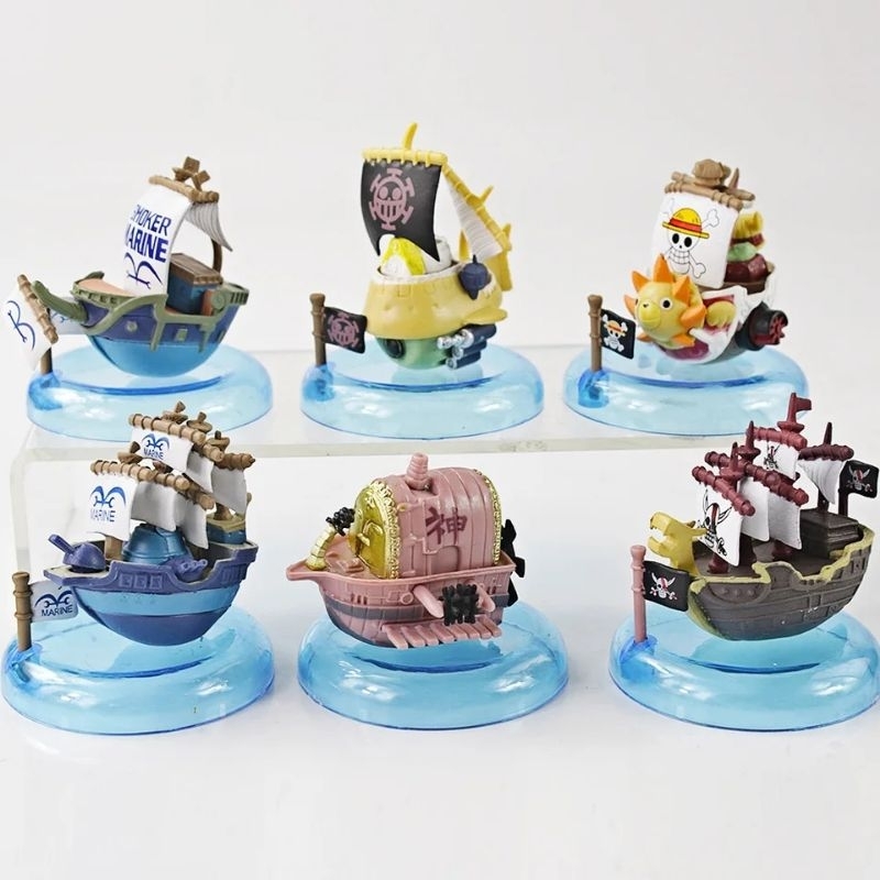 Jual Action Figure Kapal One Piece Set 6 Thousand Sunny Marine Going ...