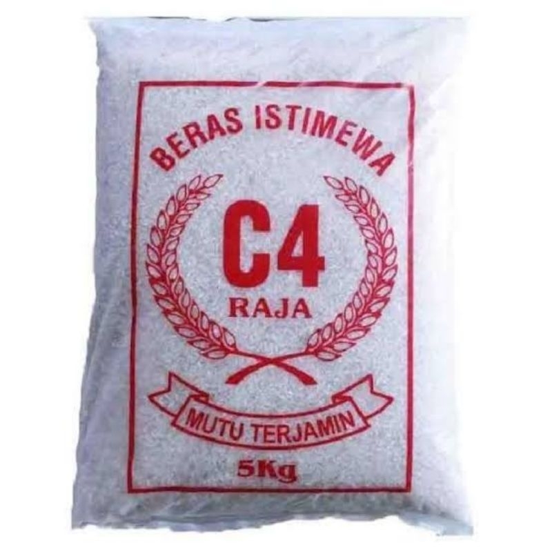 Jual Beras C4 Kemasan 3 kg dan 5 kg | Shopee Indonesia