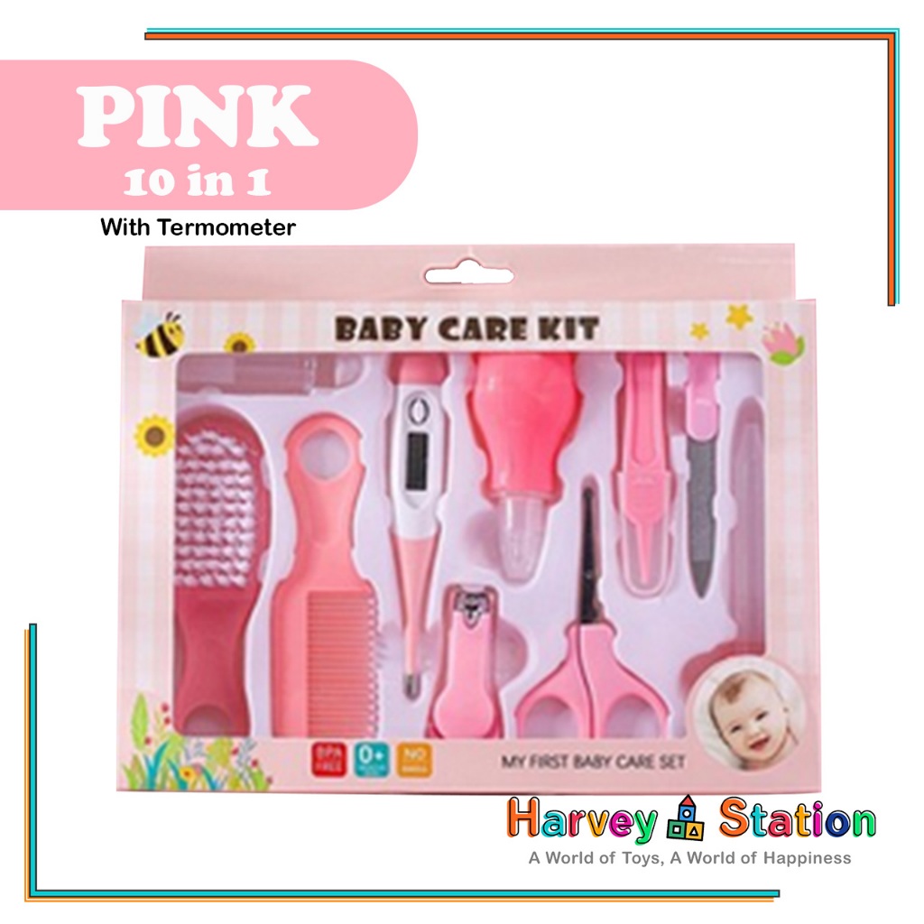 Jual Baby Care Kit Set Termo Alat Perawatan Bayi 10in1 Termometer Sisir ...