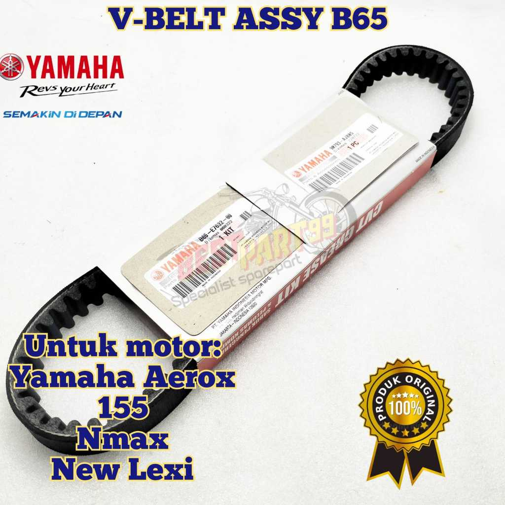Jual V-belt assy B65 yamaha aerox 155 Nmax New Lexi ygp kualitas ...