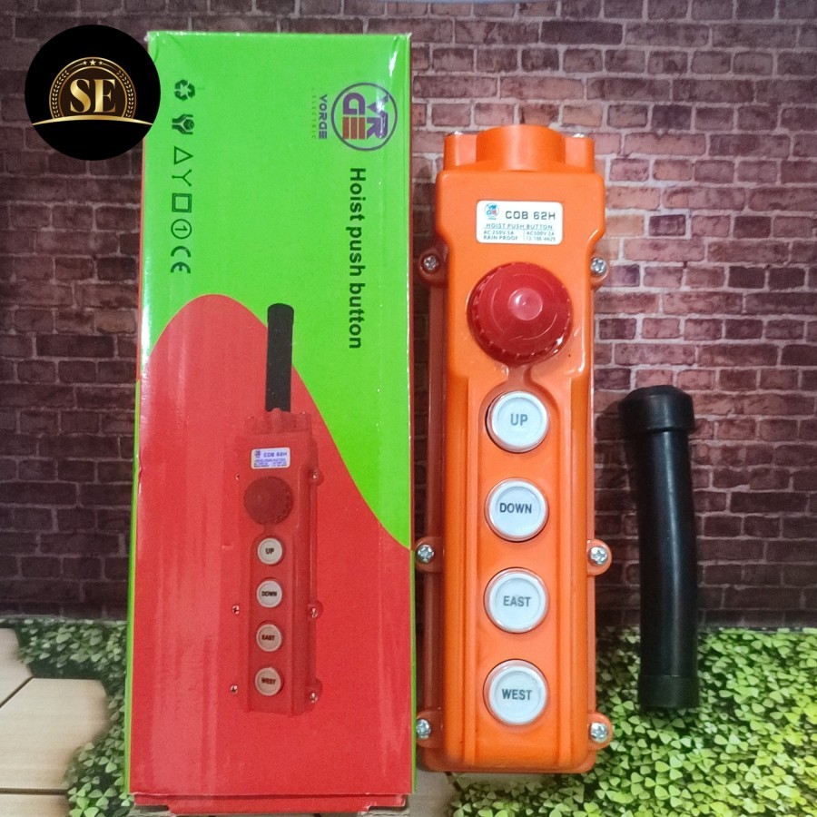 Jual Hoist Push Button 4 Tombol COB-62P With Emergency Stop VORGE not fort | Shopee Indonesia
