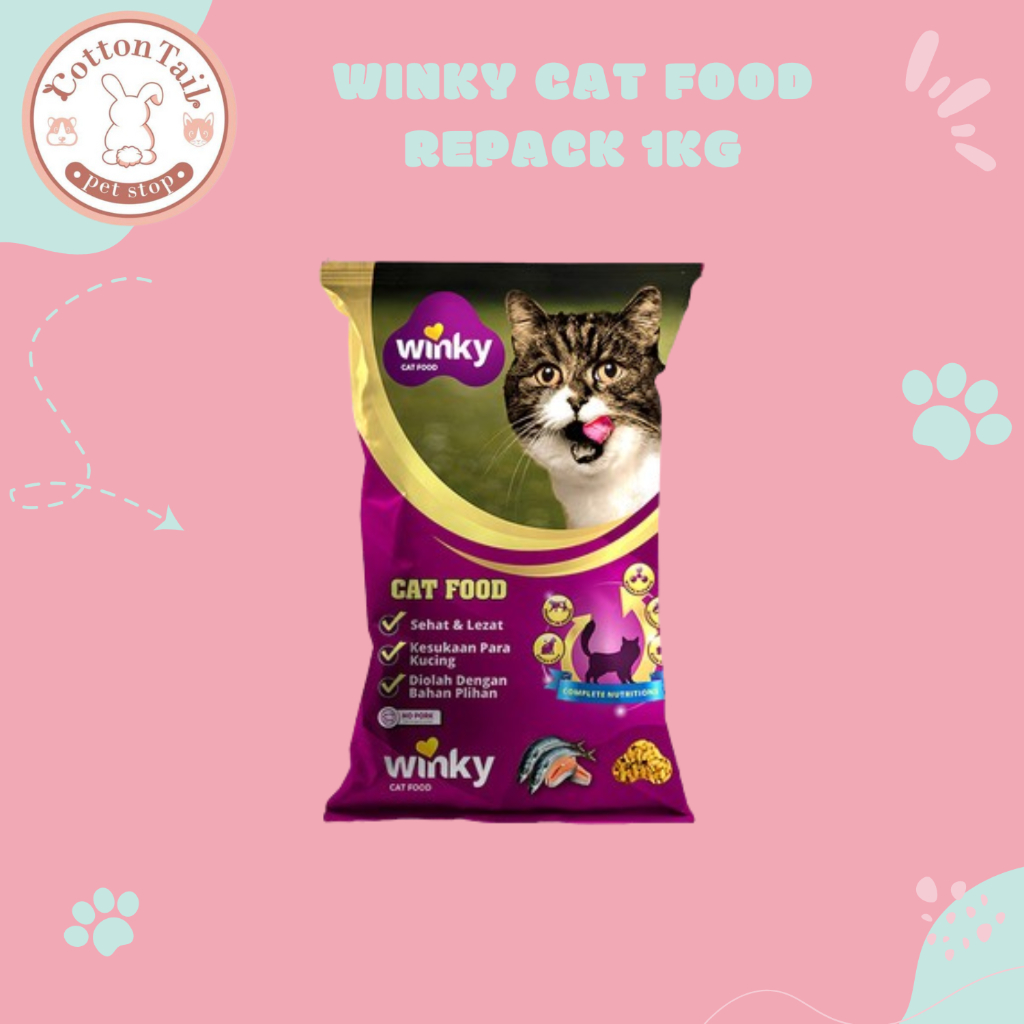 Jual WINKY CAT FOOD 1kg - Makanan Kucing Winky 1kg | Shopee Indonesia
