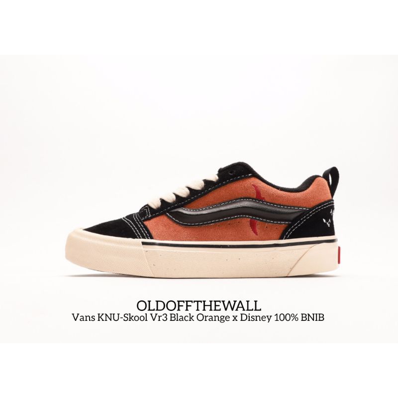 Jual SEPATU Vans KNU-Skool Vr3 Black Orange Disney | Shopee Indonesia