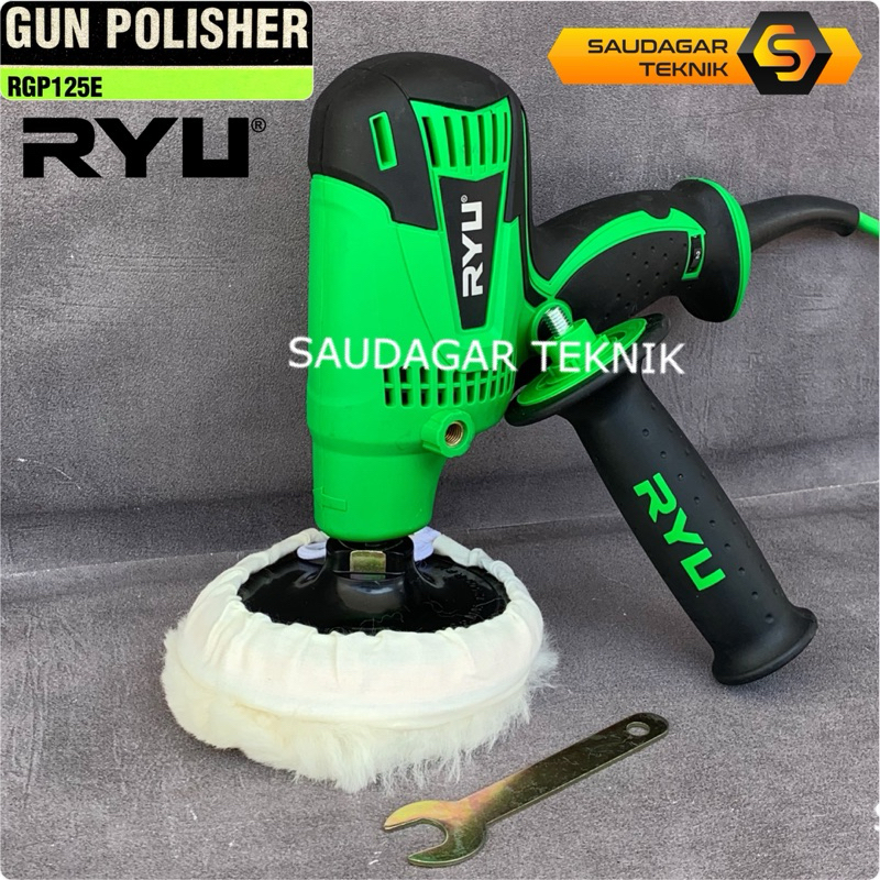 Jual Mesin Poles Mobil Motor 5 Inch Ryu Electric Car Polisher Ryu RGP 125E | Shopee Indonesia