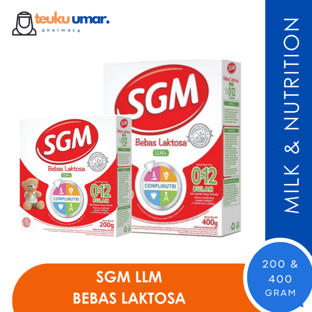 Jual [Susu] SGM LLM+ 200 gram, 400 gram | Susu Formula Bebas Laktosa ...