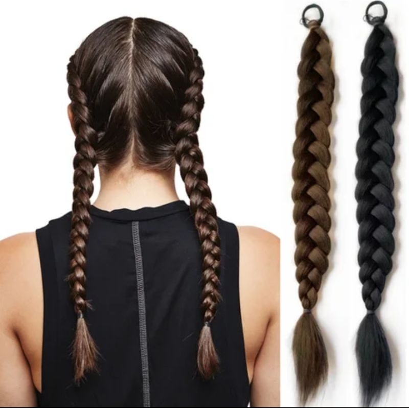Jual Rambut Kepang Rambut Sambung Kepang Box Braids Rambut Kepang ...