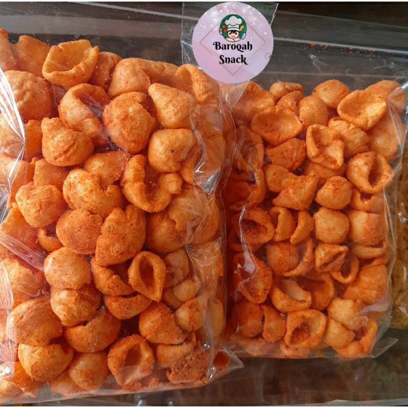 Jual KERUPUK RAMBO BALADO PEDAS JERUK 200GR/KERUPUK KERANG | Shopee ...