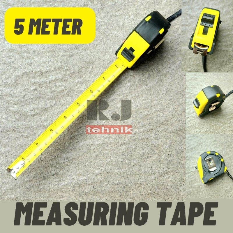 Jual Meteran 5 Meter Murah Bagus Meteran 5m Meteran Tukang Measuring ...