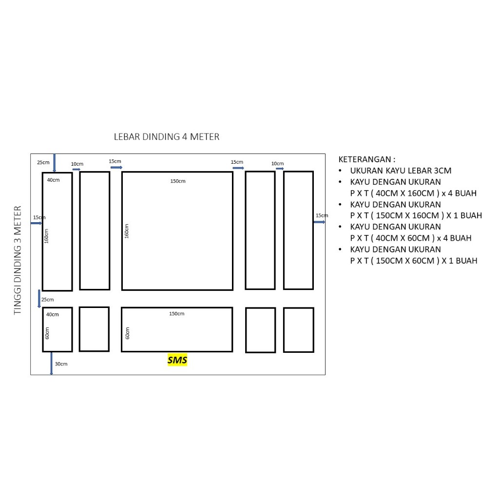 Jual wallmoulding/Kode E01 E02/kayu profil/list kayu profil/kayu ...