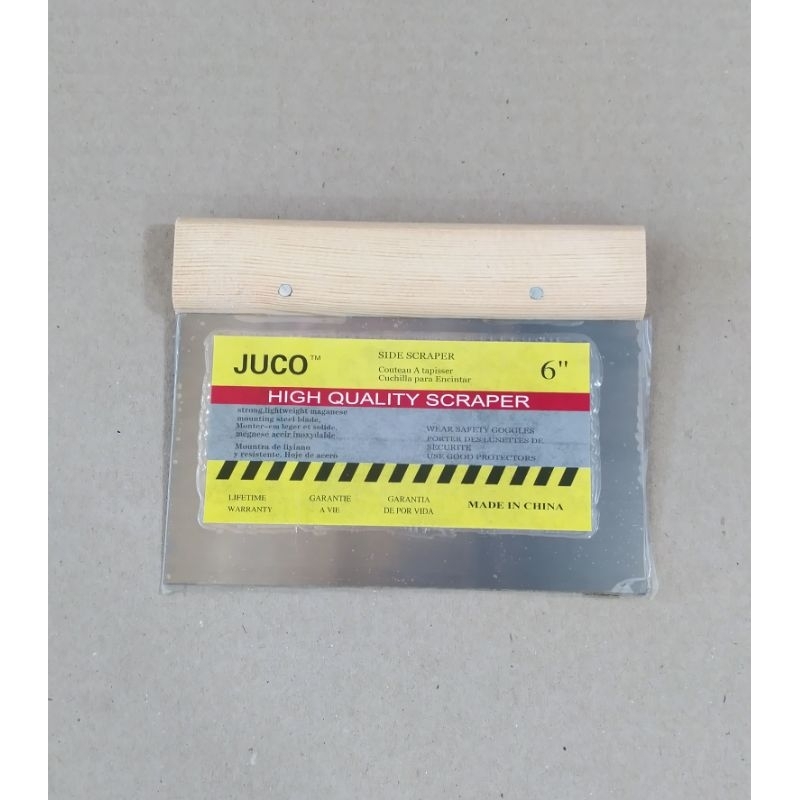Jual Kape Plat Stainless Steel 6" JUCO | Scraper / Skrap 6 Inch ...