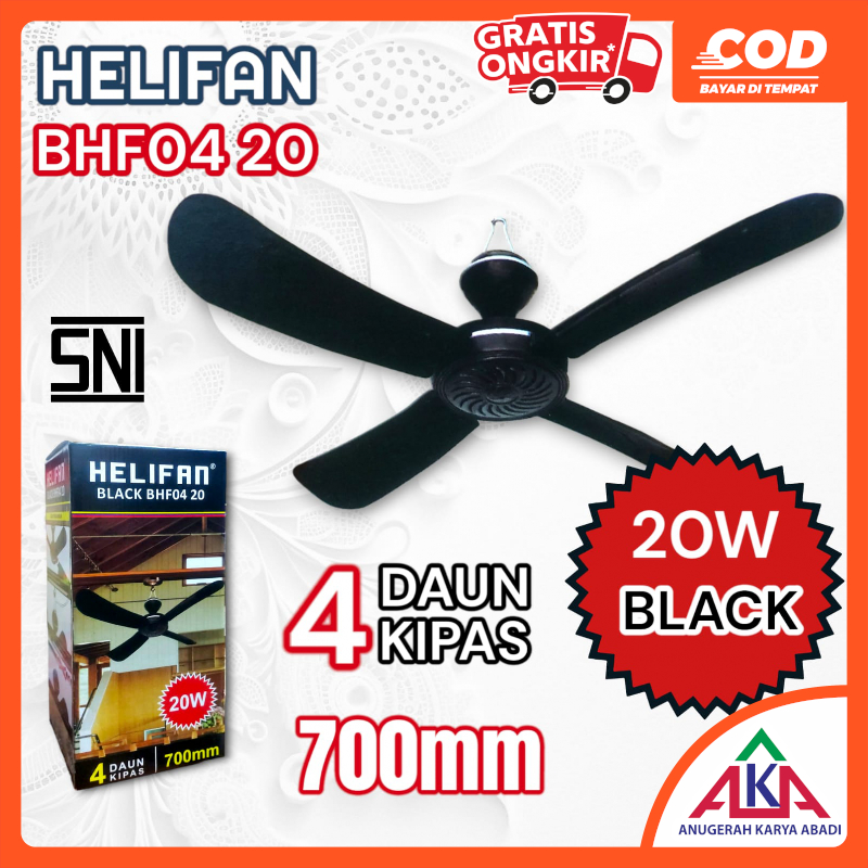 Jual HELIFAN Kipas Angin Gantung 15W 20W 30W 35W 45W 4 / 5 Diameter 50 ...
