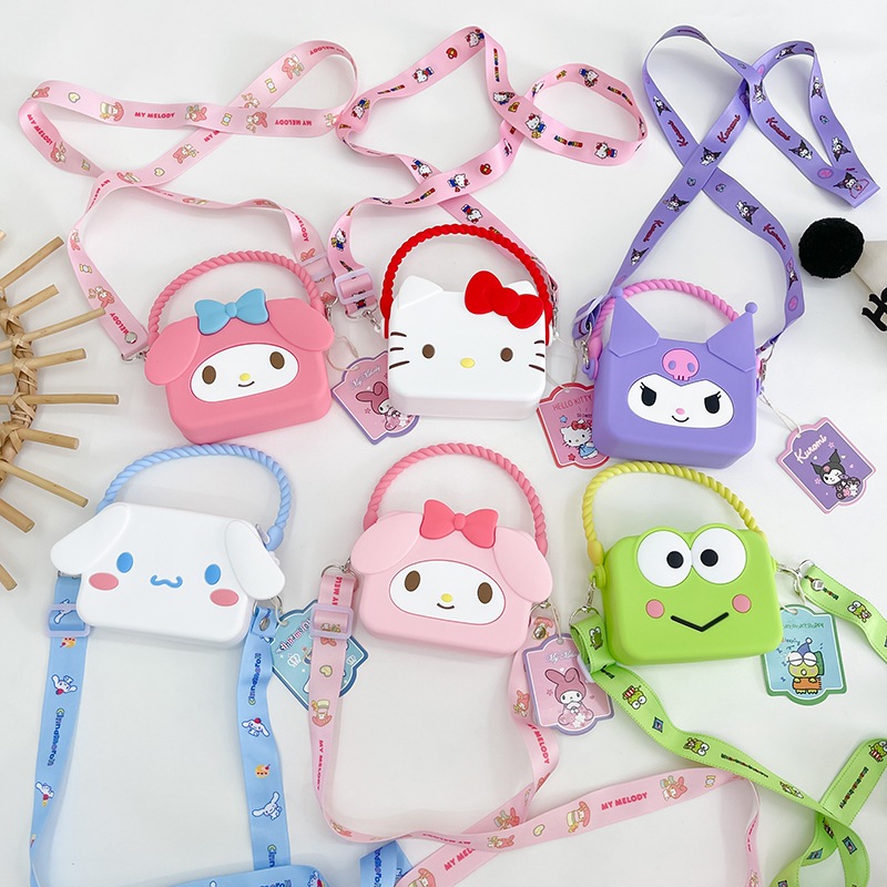 Jual Tas Mini Anak Silicon Selempang Hand Bag Jelly Bag Silicon Rubber ...