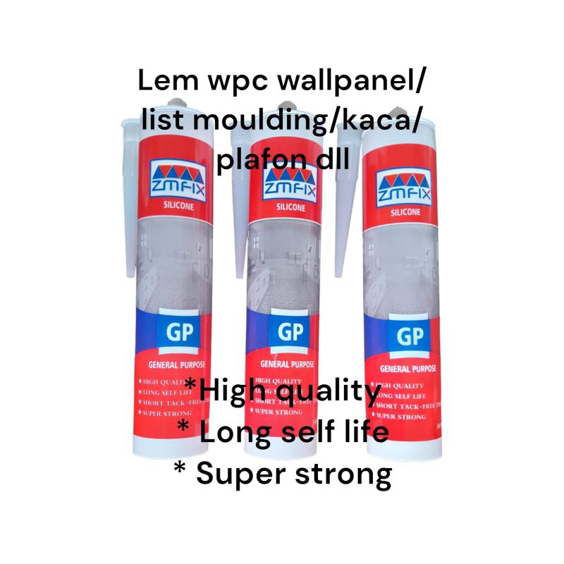 Jual Lem wpc wallpanel/Kisi Kisi/list moulding dll isi 300ml super ...