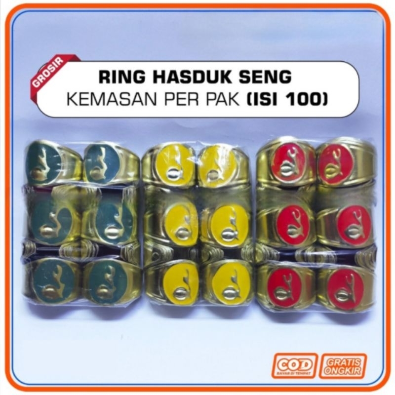 Jual PACK/ 100pcs Ring Seng Pramuka Ring Hasduk Pramuka - Ring Kacu Pramuka Penggalang Merah ...