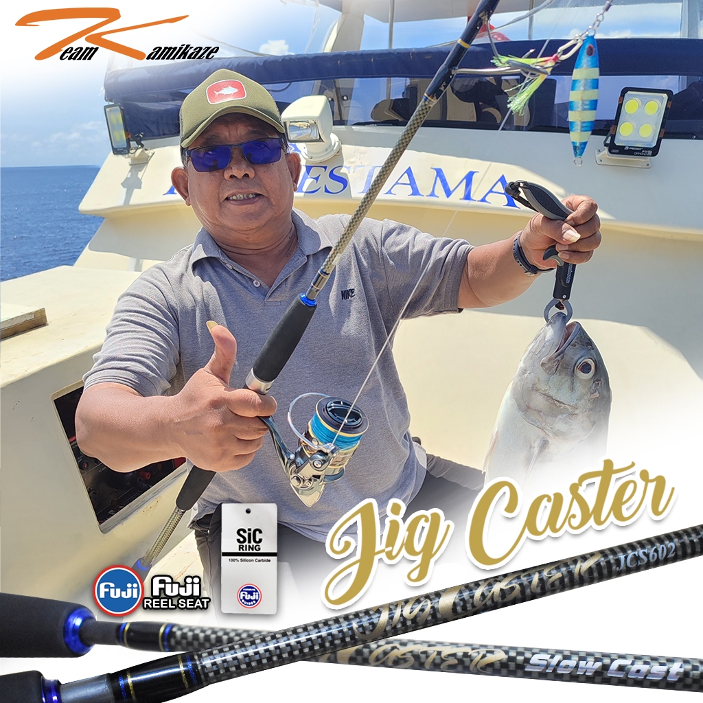 Jual PUSATPANCING5 - Joran Spinning & Overhead Team Kamikaze Jig Caster ...