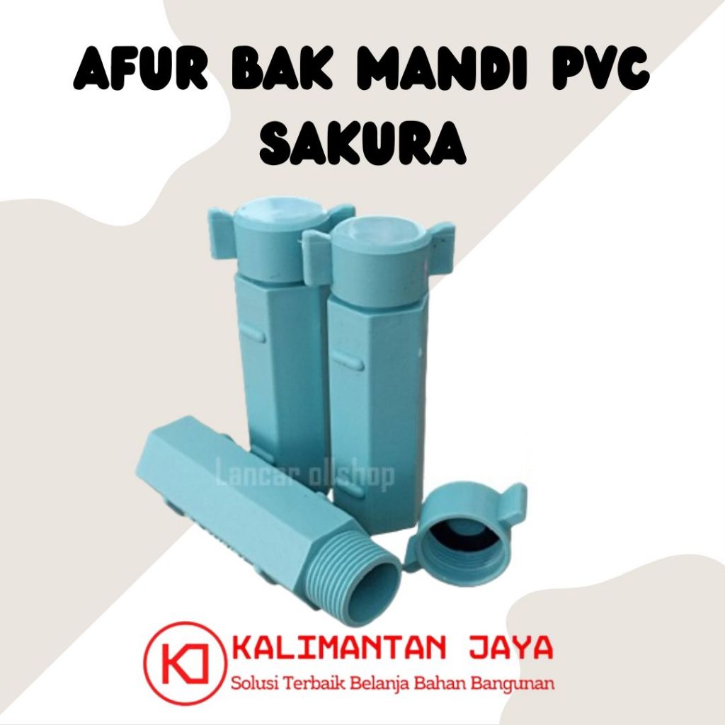 Jual Afur / Tutup Bak / Sok Bak / Sumbat Bak Mandi PVC/ Sumpetan Pipa ...