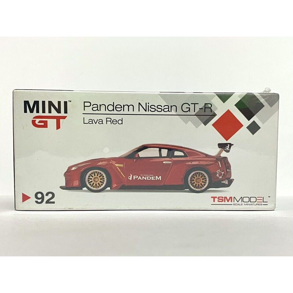 Jual Mini GT Pandem Nissan GT-R (R35) GT Wing Lava Red | Shopee Indonesia