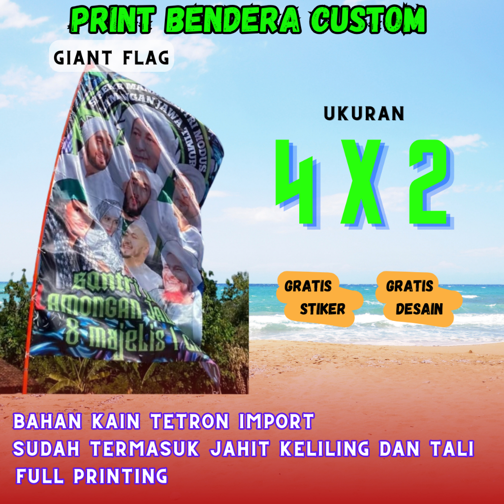 Jual Bendera Custom / Bendera Majelis / Bendera Organisasi / Bendera ...