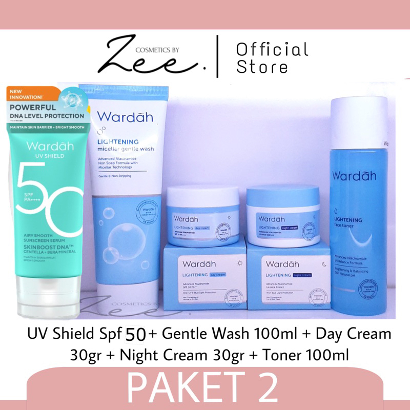 Jual Wardah Lightening Series | Paket Wardah Lightening | Paket Lengkap ...