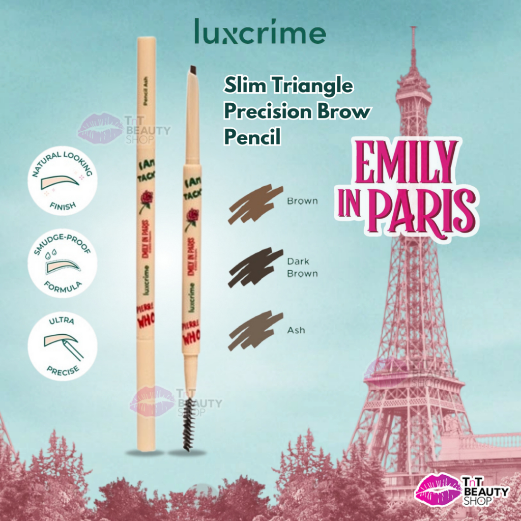 Jual Luxcrime EMILY IN PARIS Slim Triangle Precision Brow Pencil ...