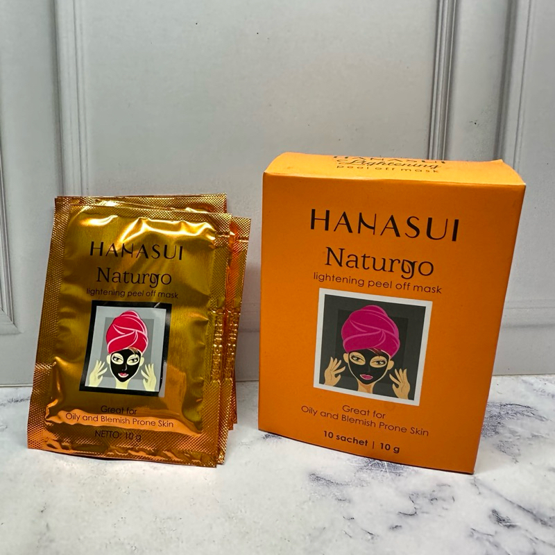 Jual Masker lumpur naturgo hanasui orange ( perbox ) | Shopee Indonesia
