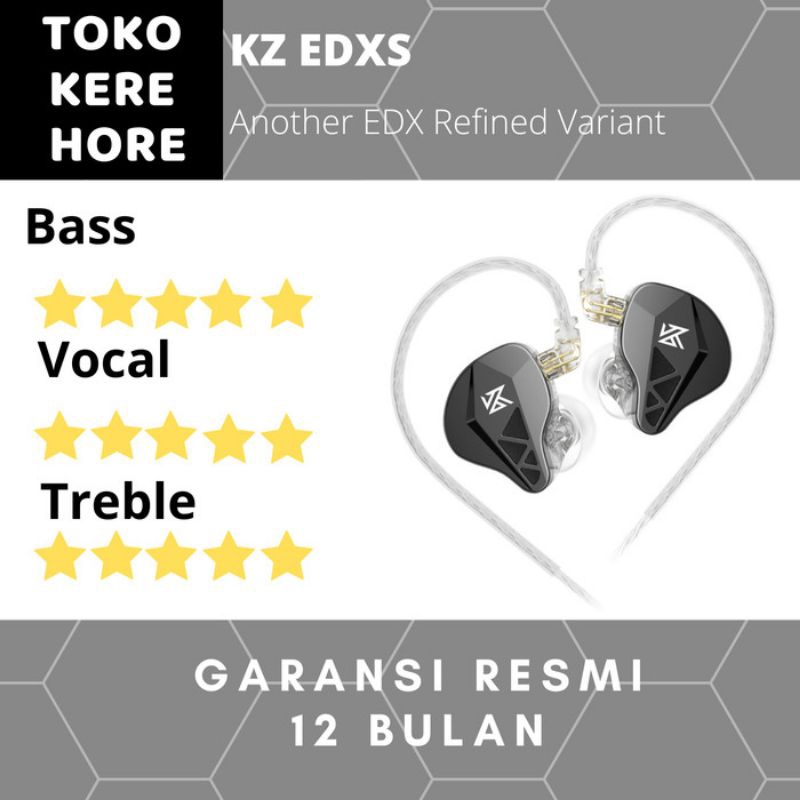 Jual KZ EDXS Metal In Ear Earphone with MIC | Shopee Indonesia