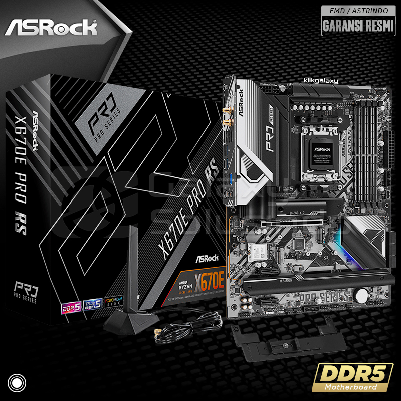 Jual Asrock X670E Pro RS AMD AM5 X670 DDR5 Motherboard | Shopee Indonesia