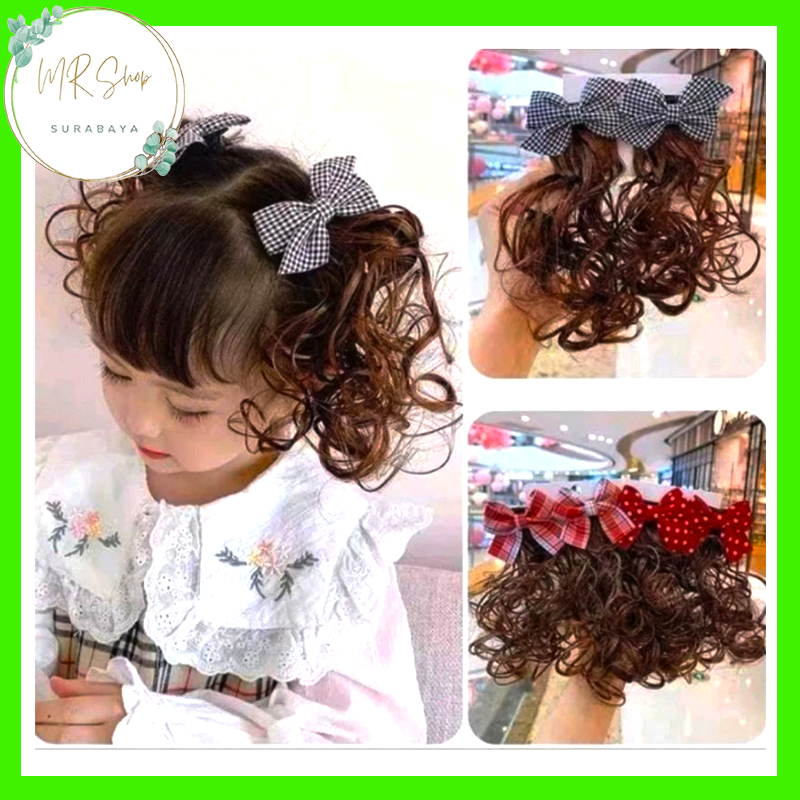 Jual Jepit Jepitan Rambut Anak Model Wig Rambut Palsu | Shopee Indonesia