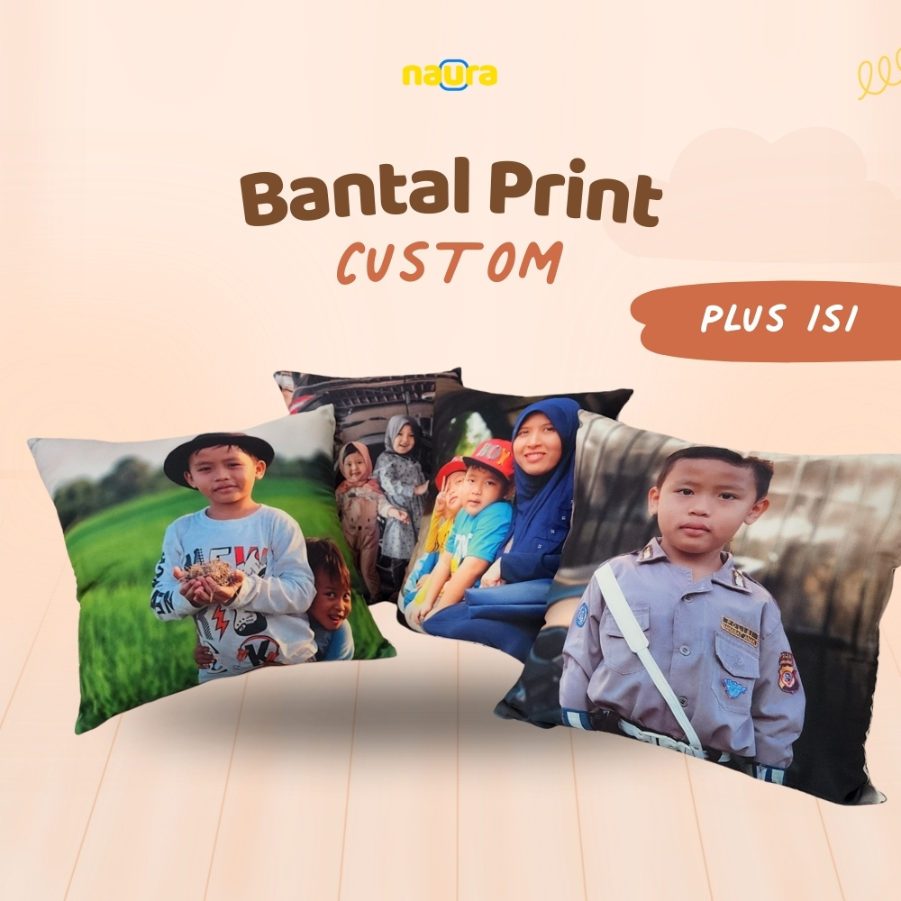 Jual Bantal Custom Print Foto 2 sisi | Shopee Indonesia