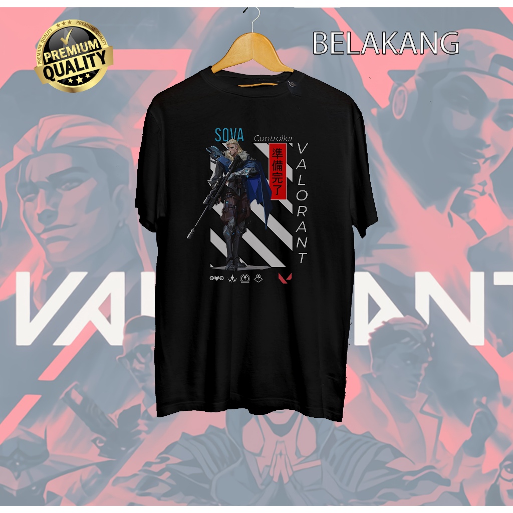 Jual Baju Kaos Tshirt Valorant sova - Baju Valorant - Baju Gamer - baju ...