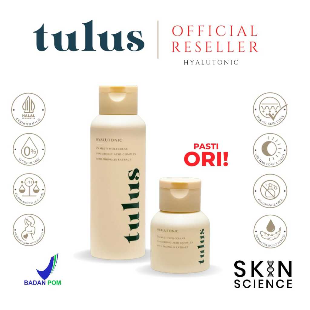 Jual TULUS Hyalutonic Cleanser Toner Serum ( Essence Wajah ) | Shopee ...