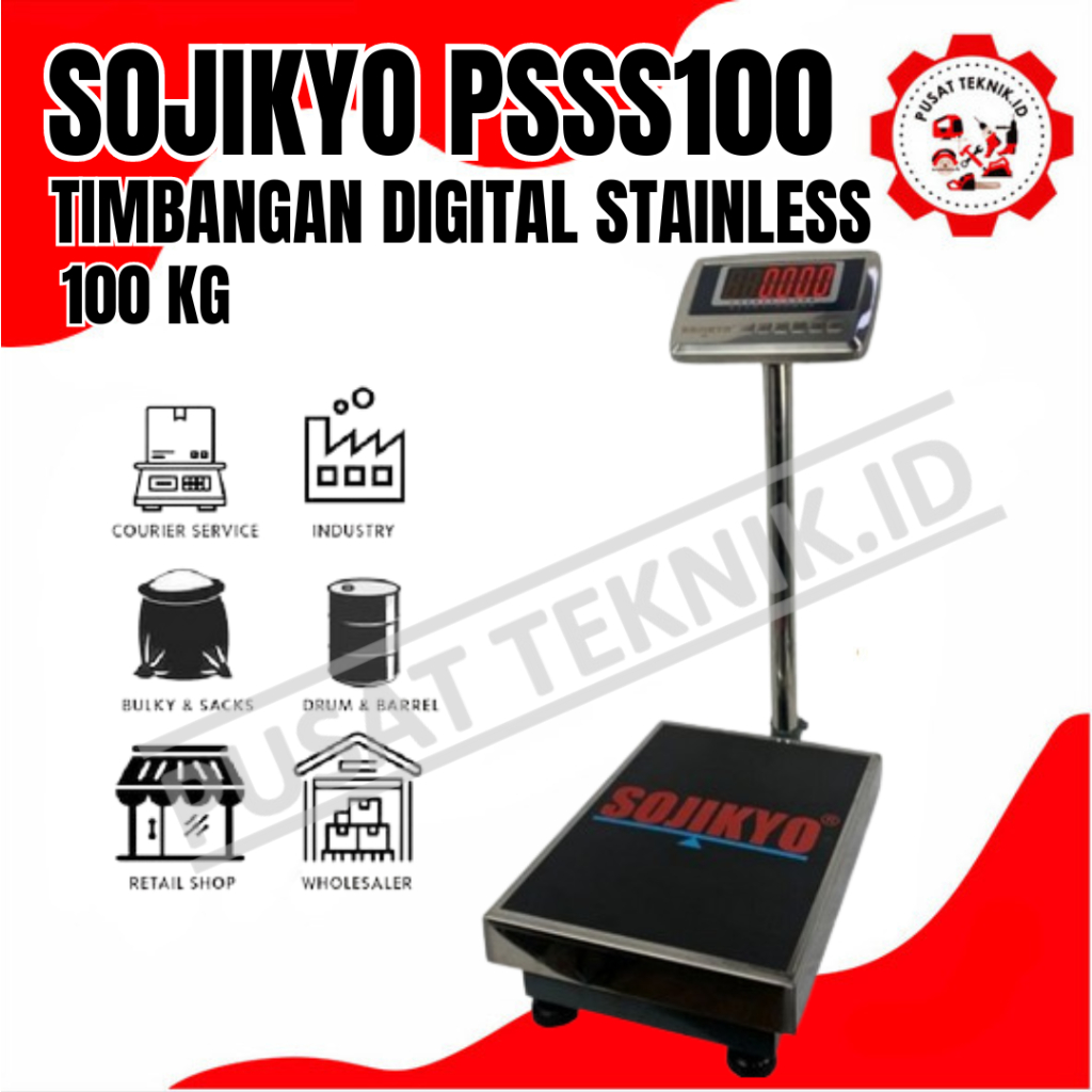 Jual Timbangan Lantai Digital Sojikyo PSSS100 & PSSS200 100/200 KG ...