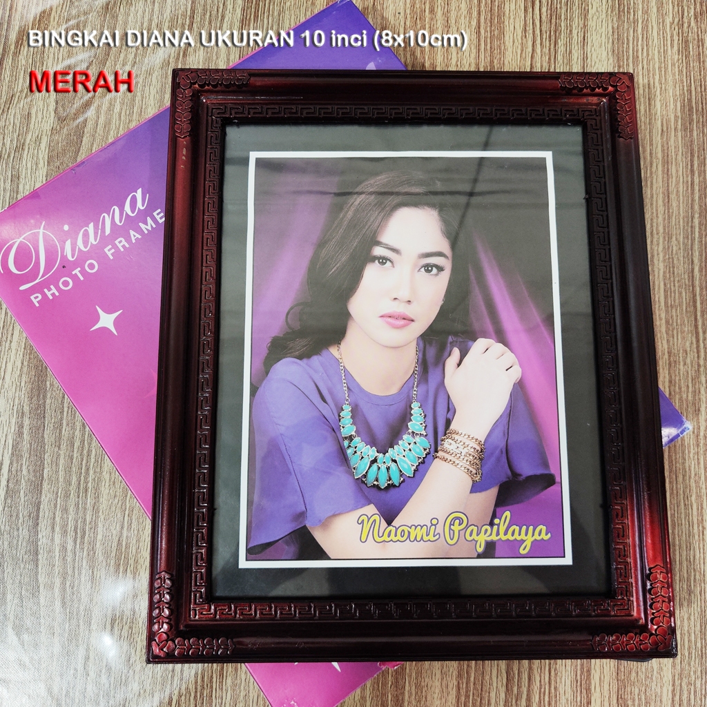 Jual BINGKAI DIANA UKURAN 10 inci (8x10cm) | Shopee Indonesia
