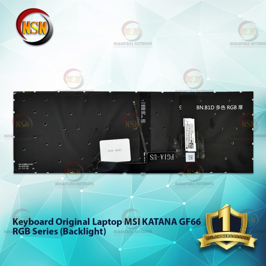Jual Keyboard MSI KATANA GF66 BACKLIGHT RGB BACKLIGHT | Shopee Indonesia