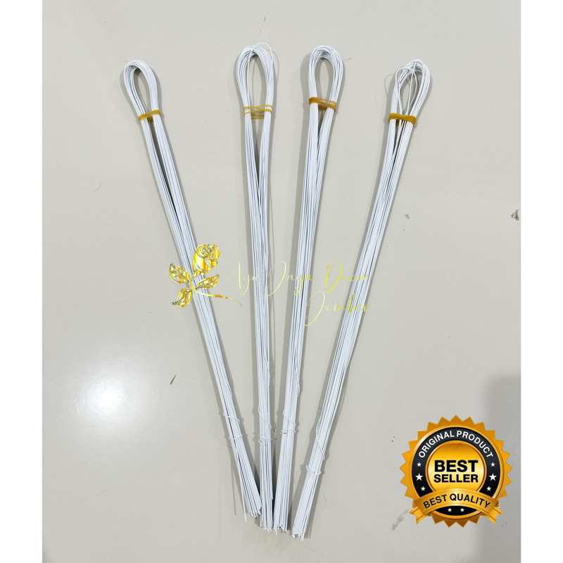 Jual kawat kelopak bunga hias ukuran 22 satu ikat isi 30 biji | Shopee ...
