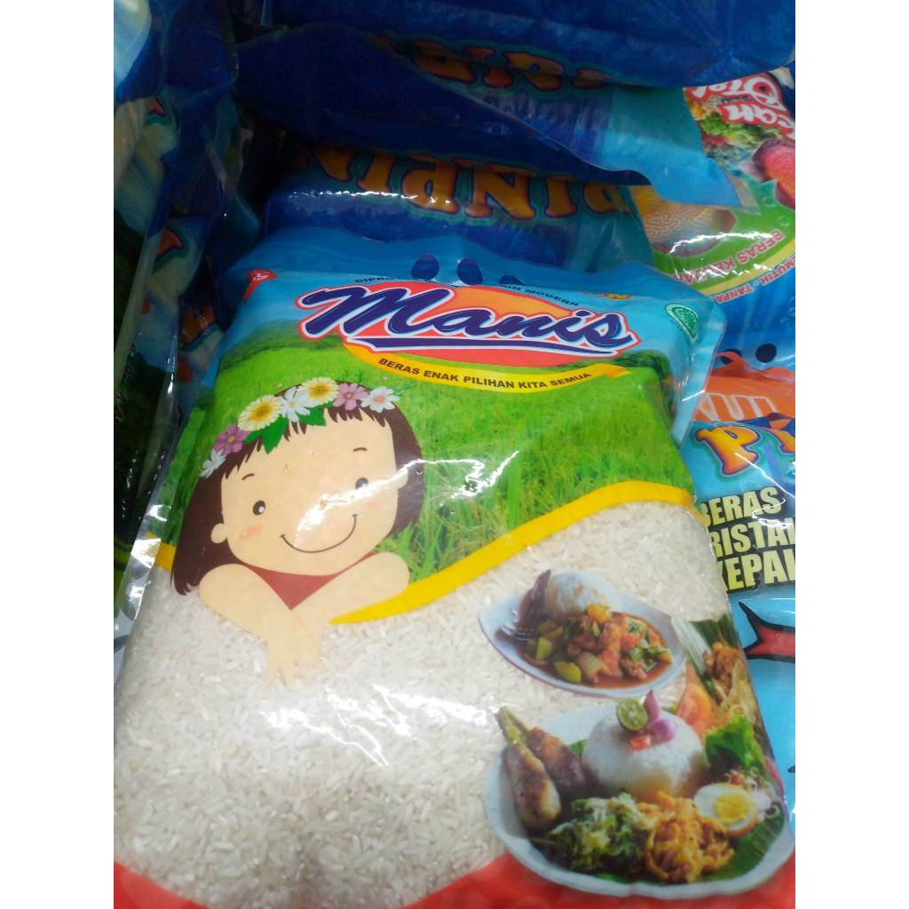 Jual BERAS MANIS KEMASAN 3KG || BERAS PULEN ENAK || BERAS | Shopee ...