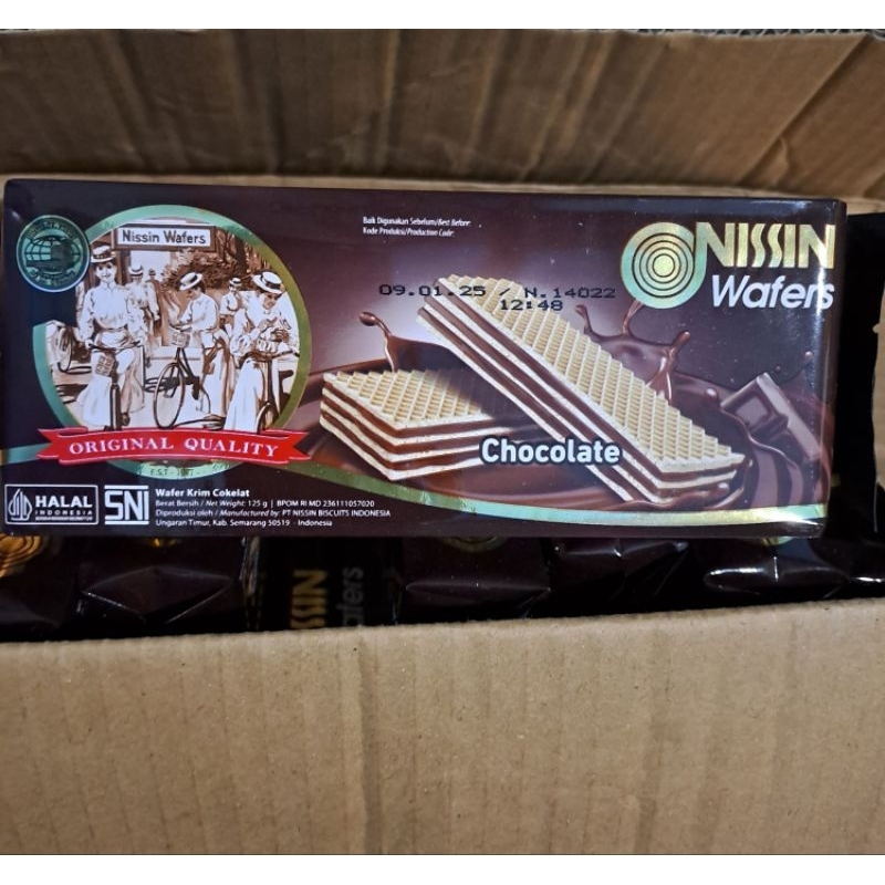 Jual Nissin Wafers Chocolate 125 gr | Shopee Indonesia